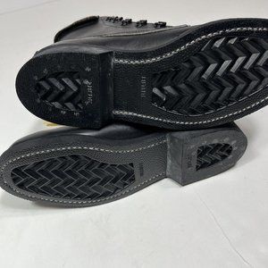 Addison | Shoes | Vtg 9s Addison Shoe Company Black Combat Boots Mens 6 ...